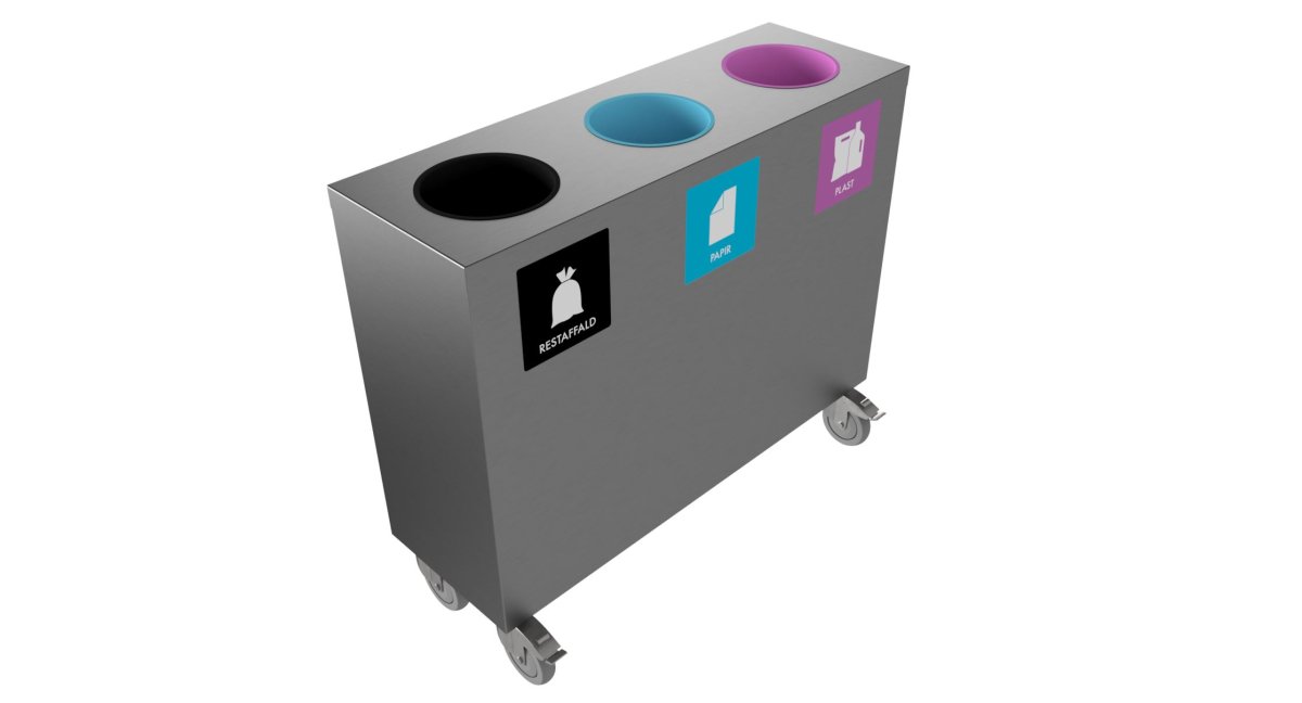 Affaldsskilt, selvklæbende vinyl - Affaldsstativer - OVE C BJERREGAARD A/S